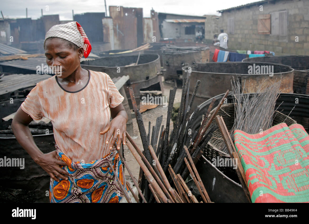 Africa liberia monrovia woman in hi-res stock photography and images ...