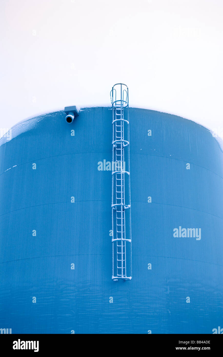 Blue Silo, Maine Stock Photo - Alamy