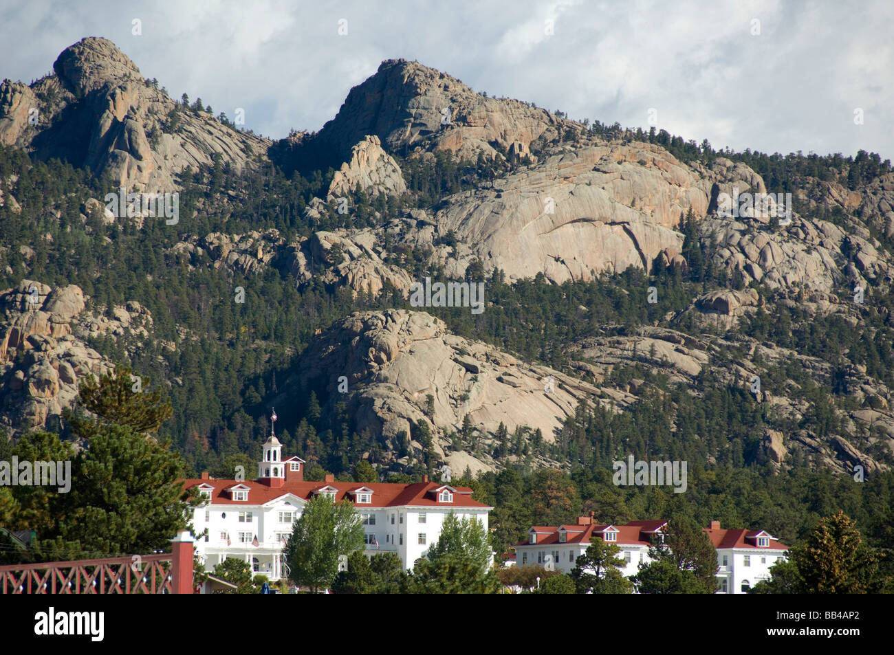 Colorado, Estes Park. Historic Stanley Hotel Stock Photo - Alamy