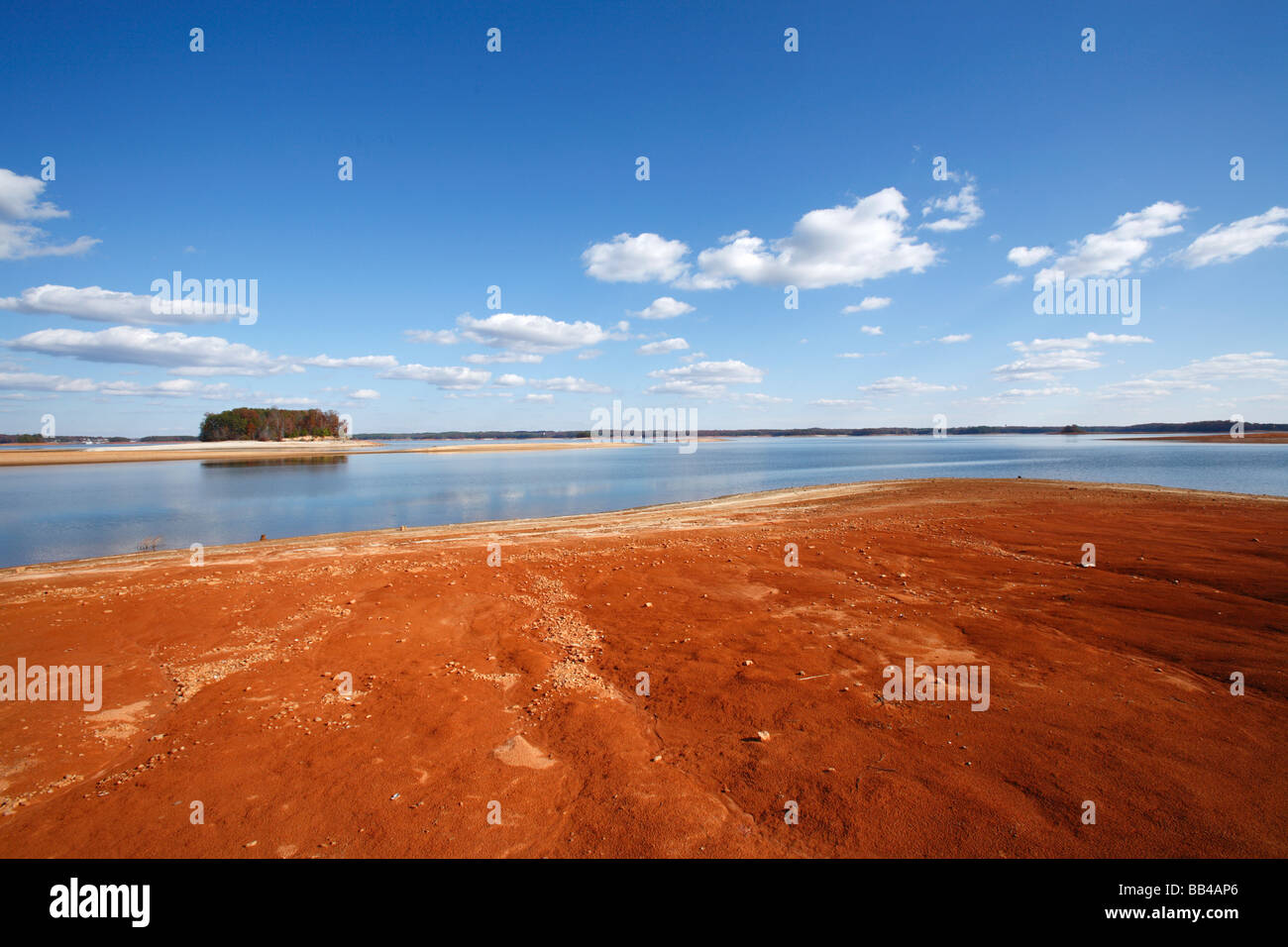 Drought stricken lake outside Anderson, SC Stock Photo - Alamy