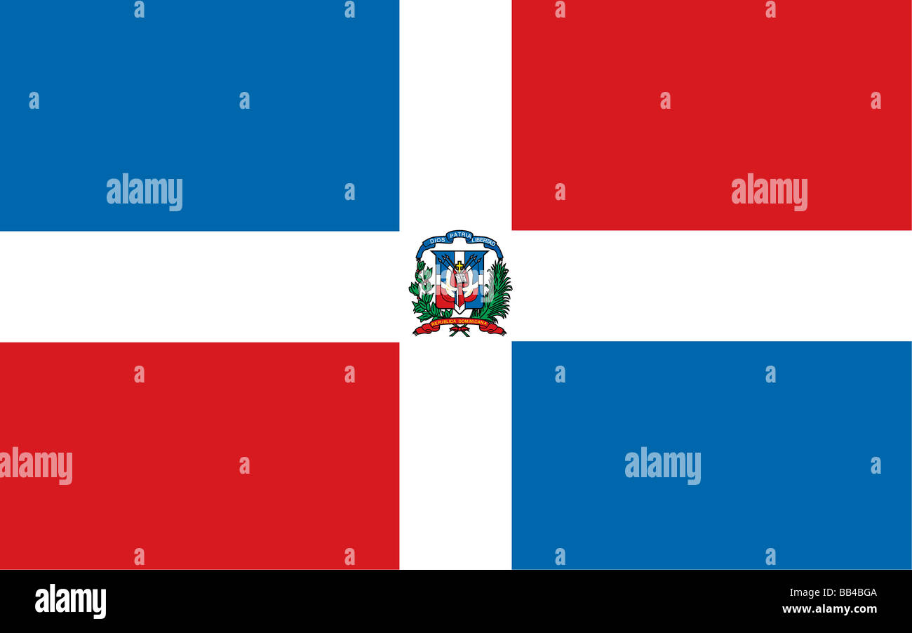 Dominican republic flag hi-res stock photography and images - Alamy
