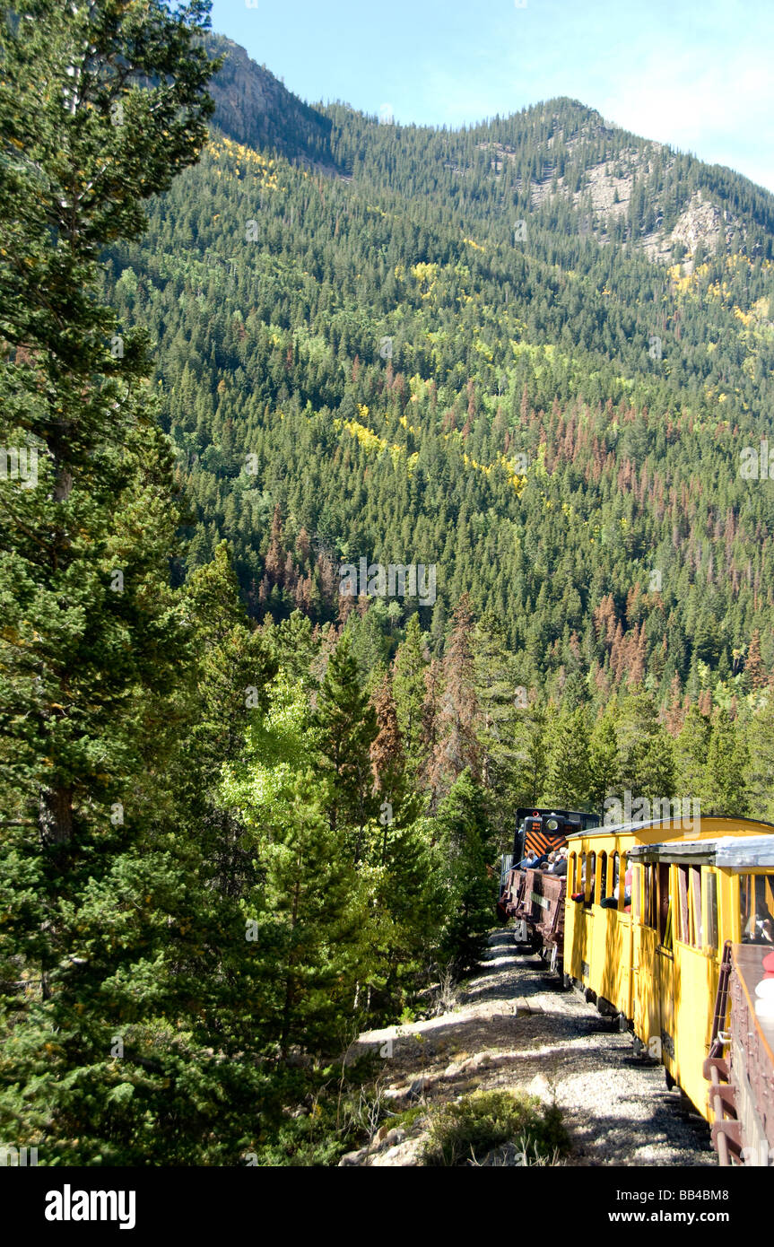 Colorado, Georgetown Loop Railroad from Silver Plume to Georgetown ...
