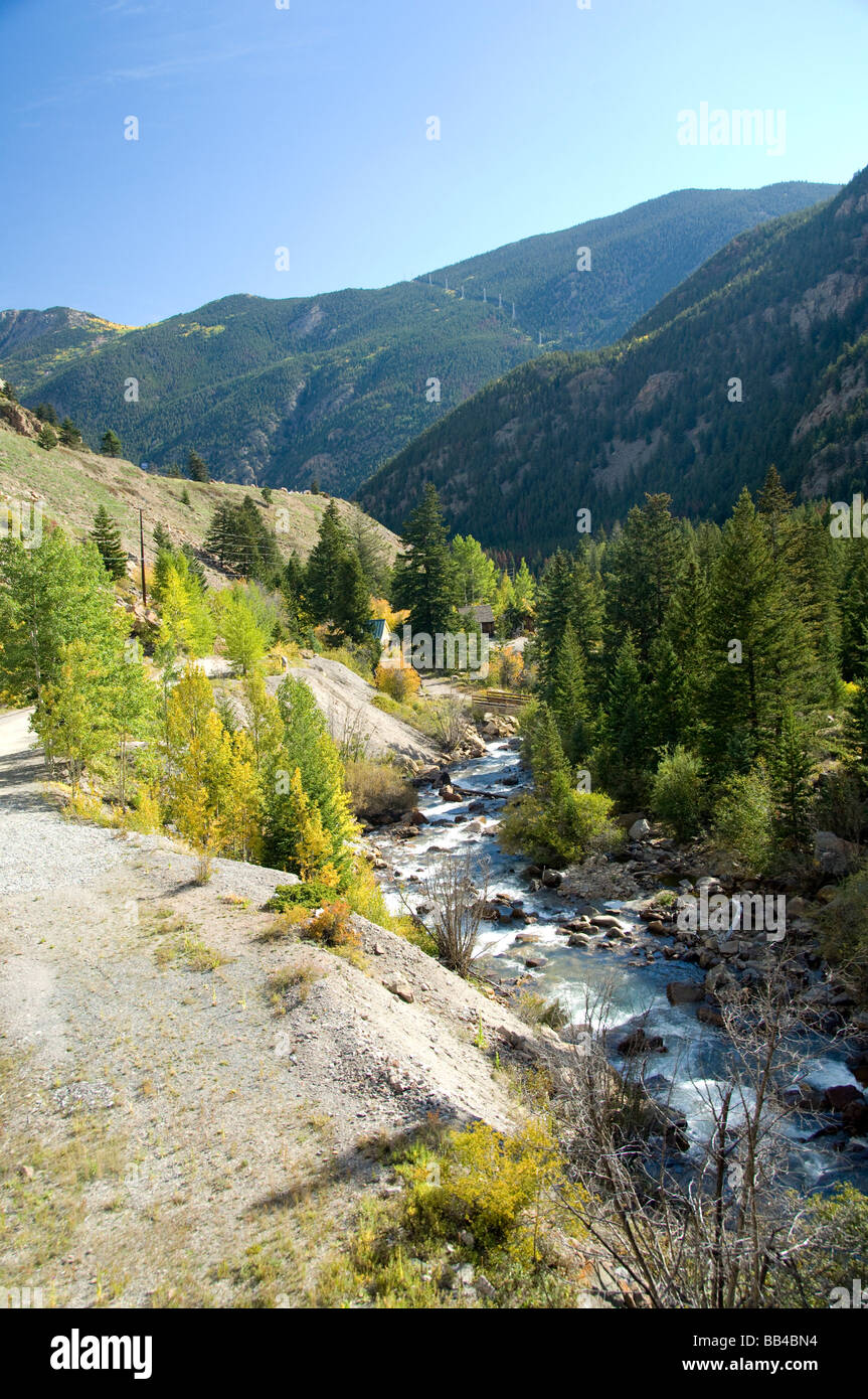Colorado, Georgetown Loop Railroad from Silver Plume to Georgetown ...