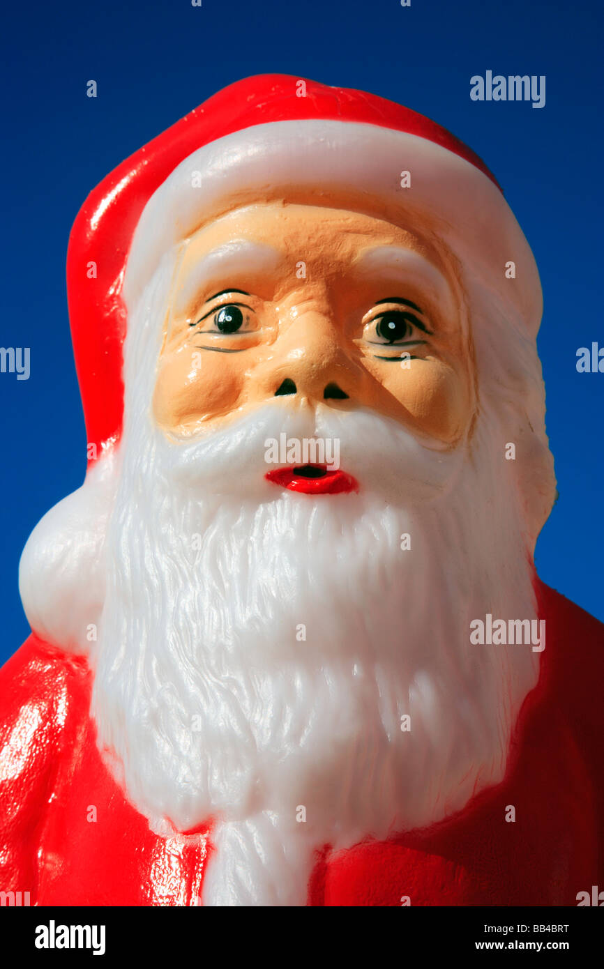 A Plastic Father christmas Stock Photo - Alamy