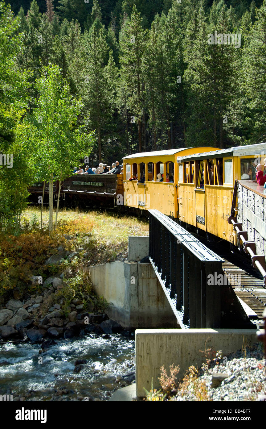 Colorado, Georgetown Loop Railroad from Silver Plume to Georgetown ...