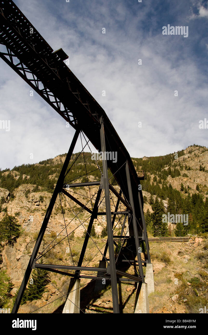 Colorado Georgetown Loop Railroad from Silver Plume to Georgetown ...