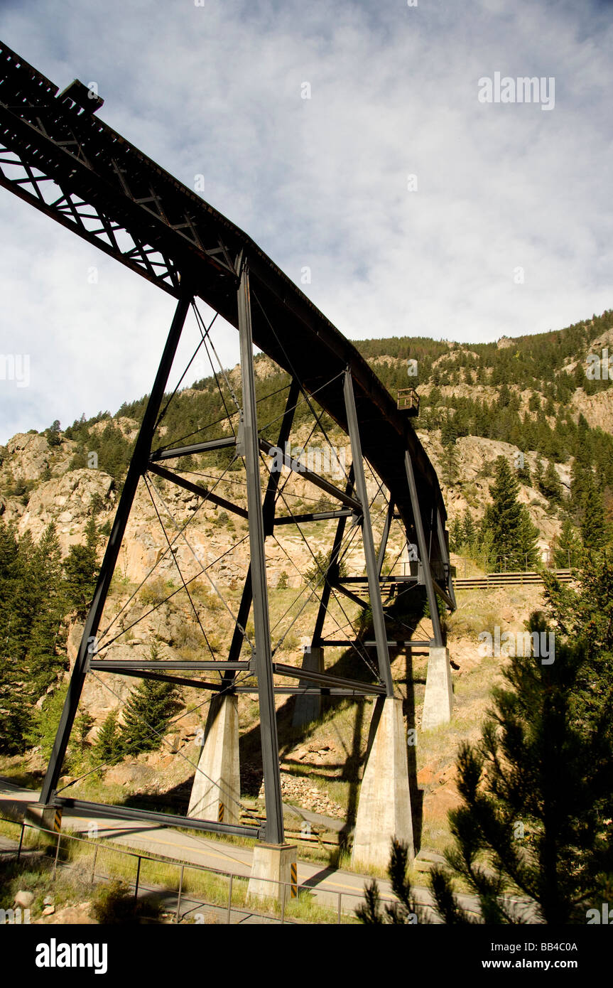 Colorado Georgetown Loop Railroad from Silver Plume to Georgetown ...