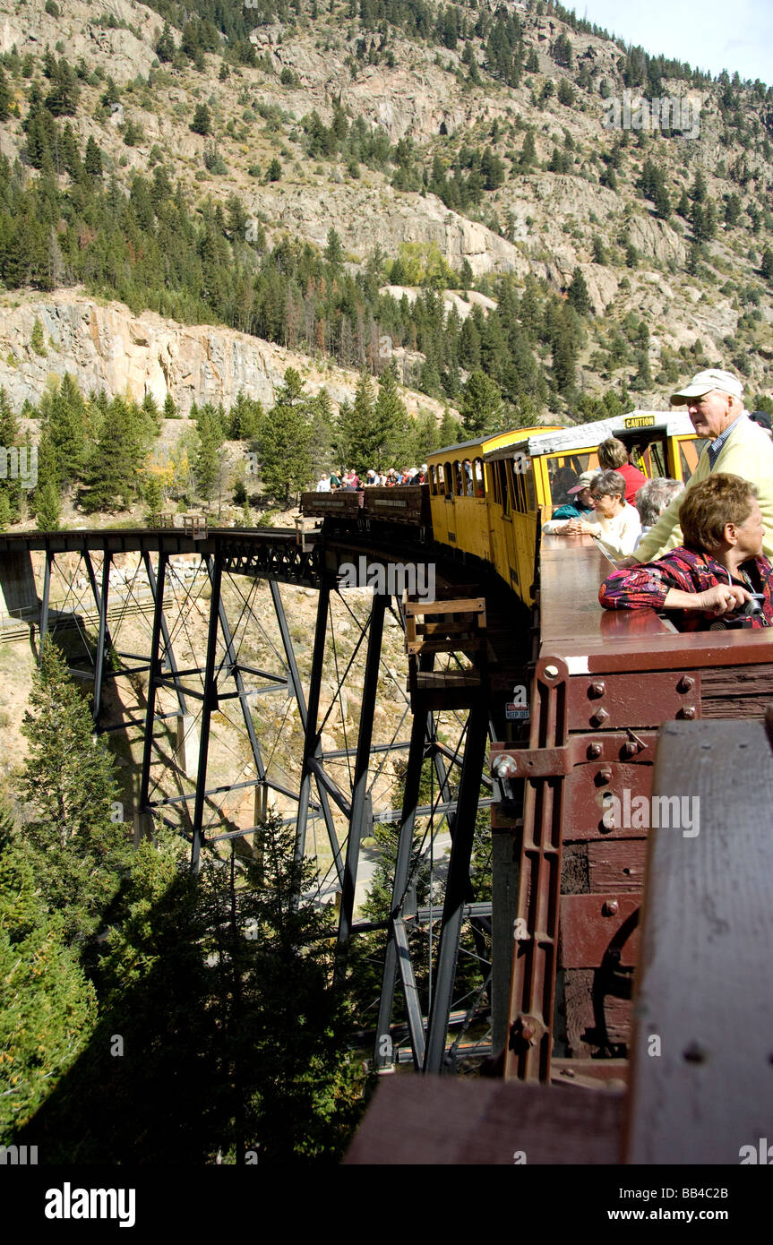 Colorado Georgetown Loop Railroad from Silver Plume to Georgetown ...