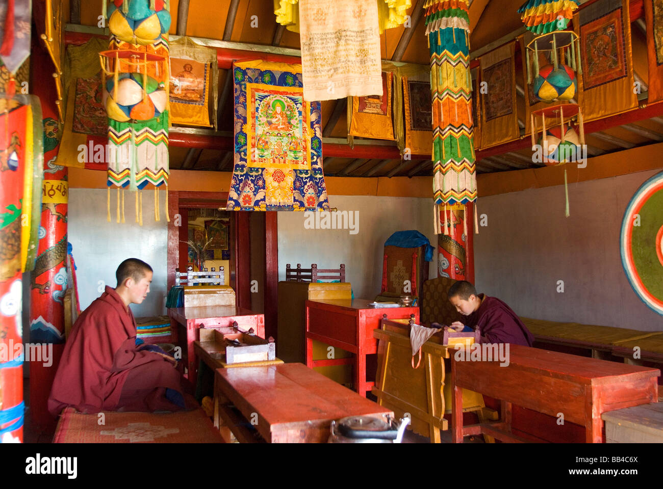 Tuvkhun Monastery, Mongolia Stock Photo - Alamy