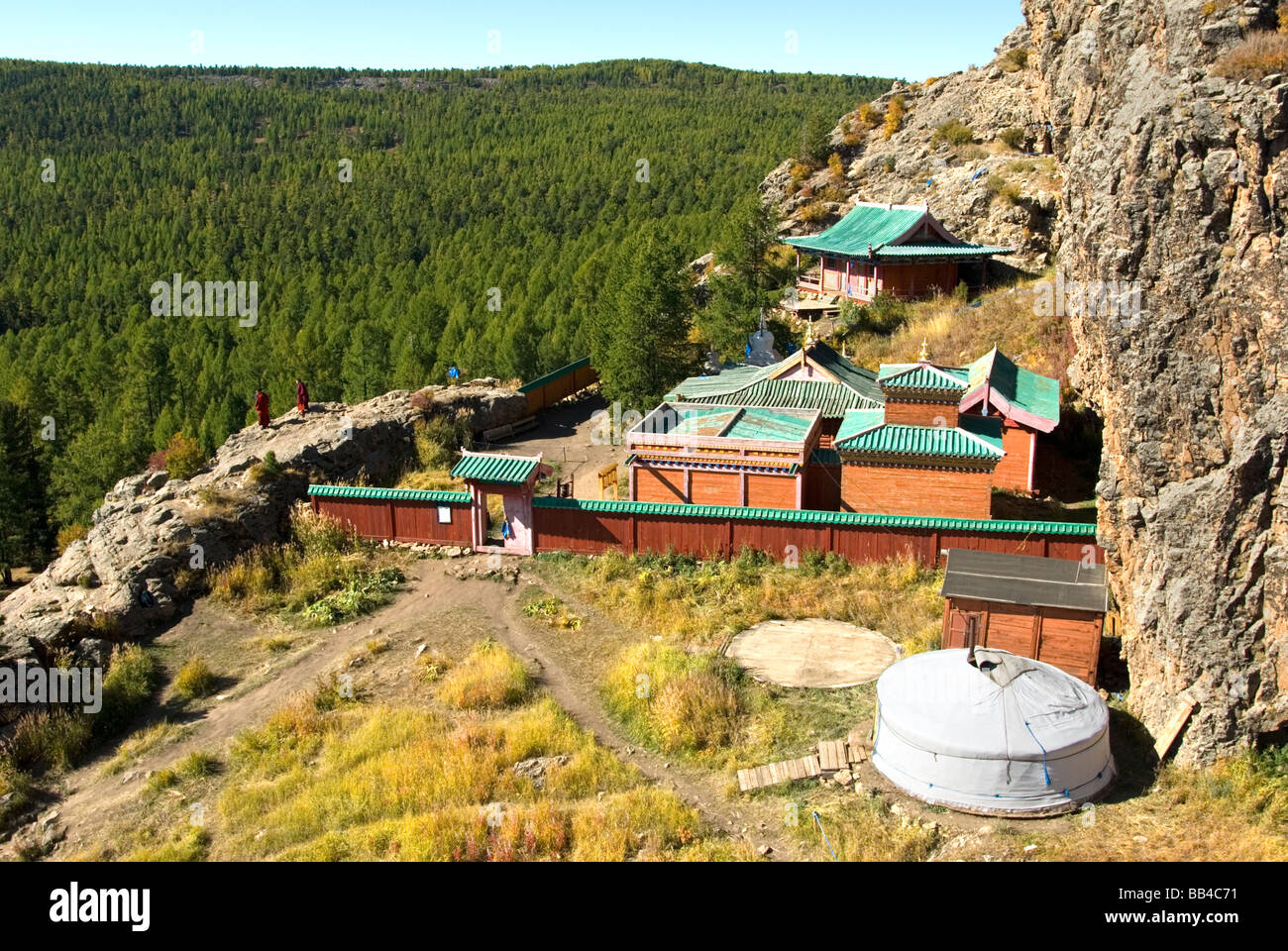 Tuvkhun Monastery, Mongolia Stock Photo - Alamy
