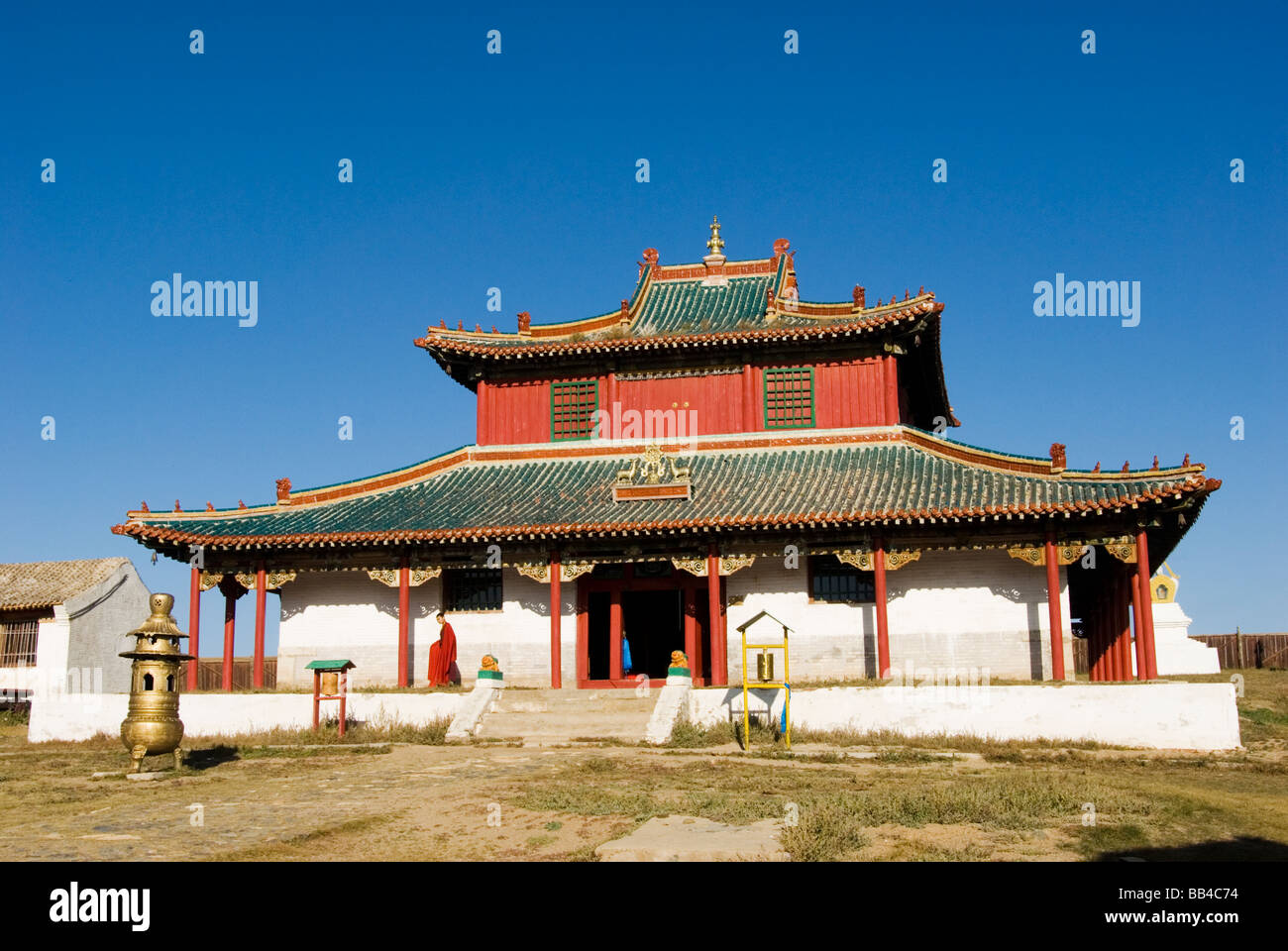 Shankh Monastery, Mongolia Stock Photo - Alamy