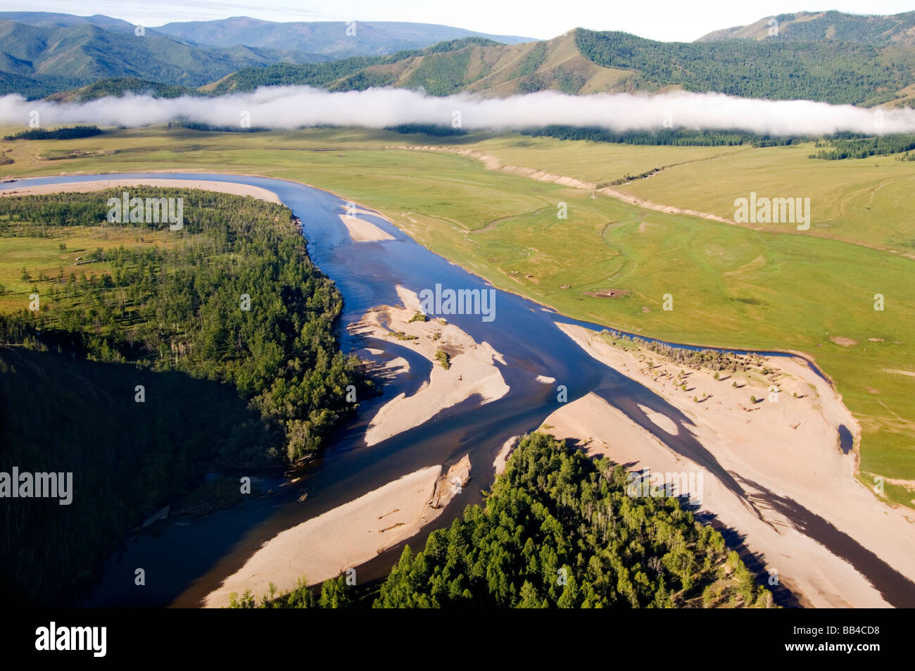 Uur River, Khovsgol, Mongolia Stock Photo - Alamy