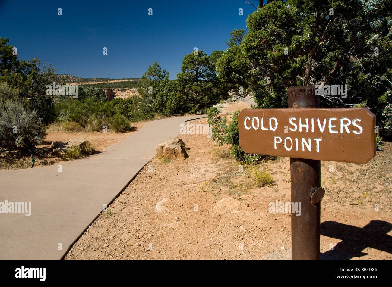 Colorado, Grand Junction, Colorado National Monument. Cold Shivers ...