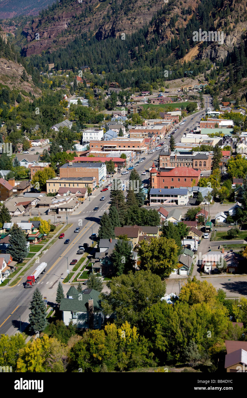 Usa colorado ouray historic mining hi-res stock photography and images ...