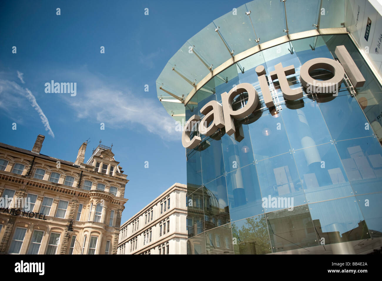 The Capitol shopping mall Cardiff City centre Wales UK Stock Photo - Alamy