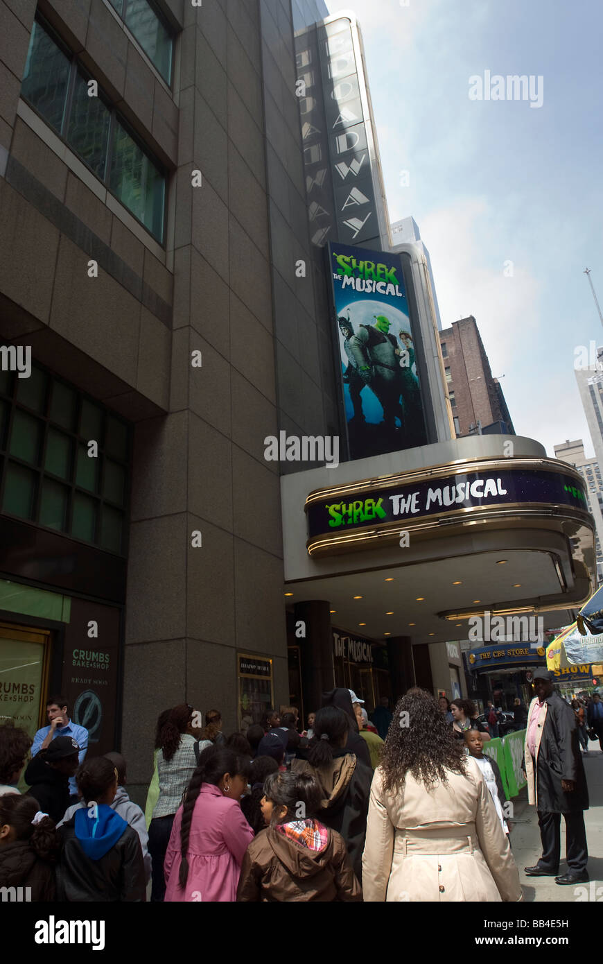 Shrek the musical broadway marquee hi-res stock photography and images ...