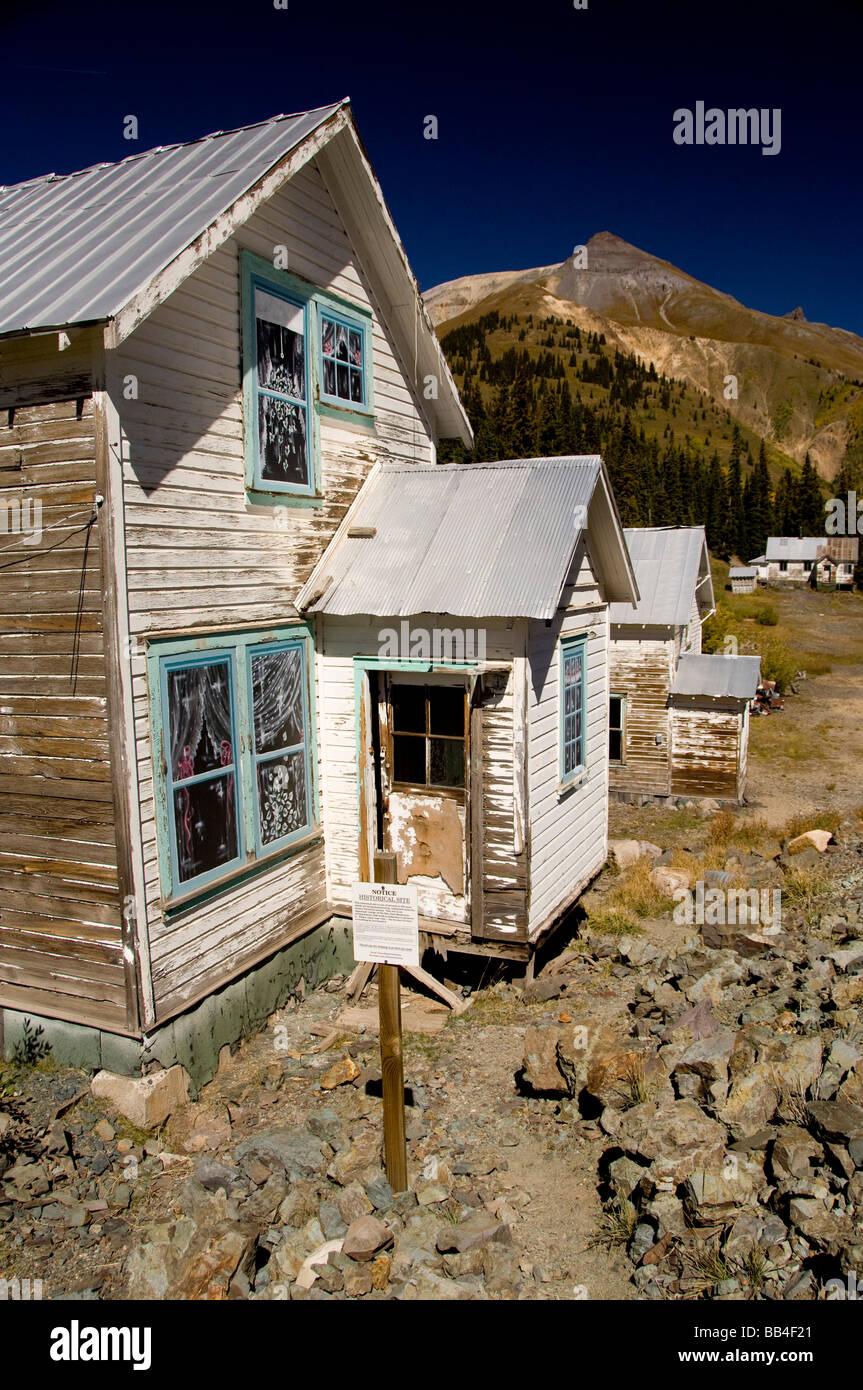 Colorado, US Hwy 550 , Red Mountain Pass between Ouray & Silverton. San ...