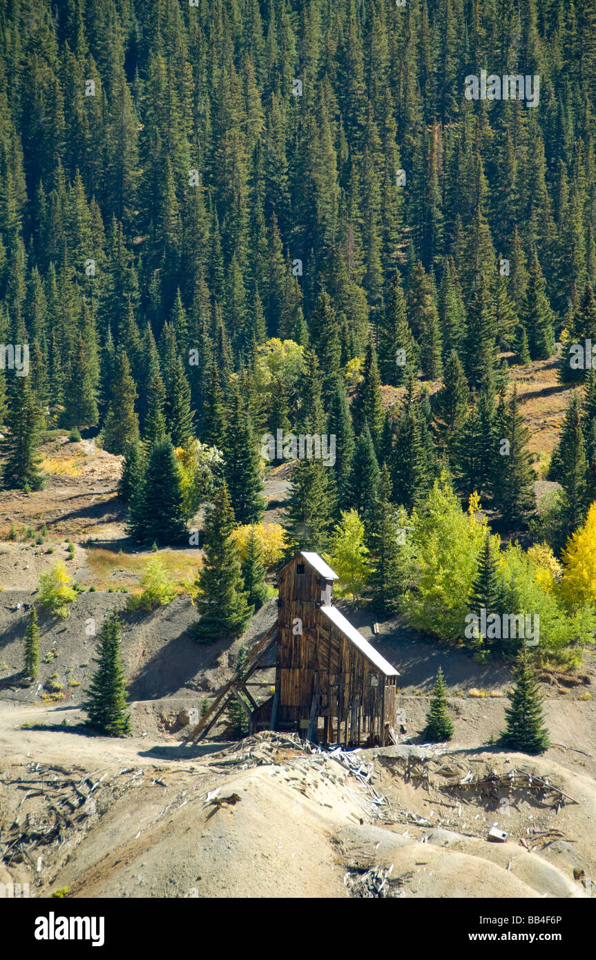 Colorado, US Hwy 550 , Red Mountain Pass between Ouray & Silverton. San ...