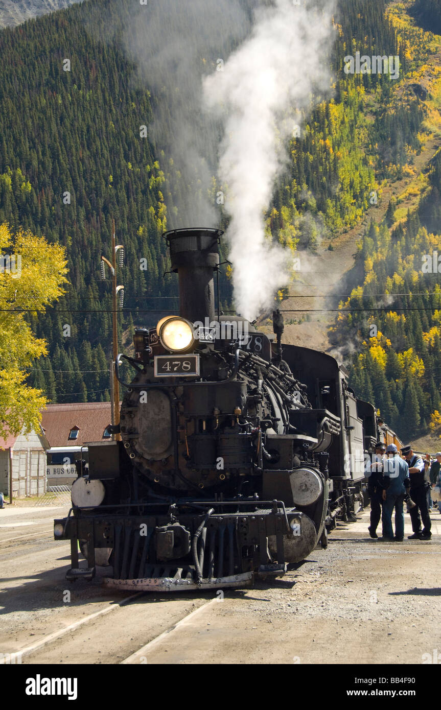 Colorado, Silverton. The Durango & Silverton Narrow Gauge Railroad ...