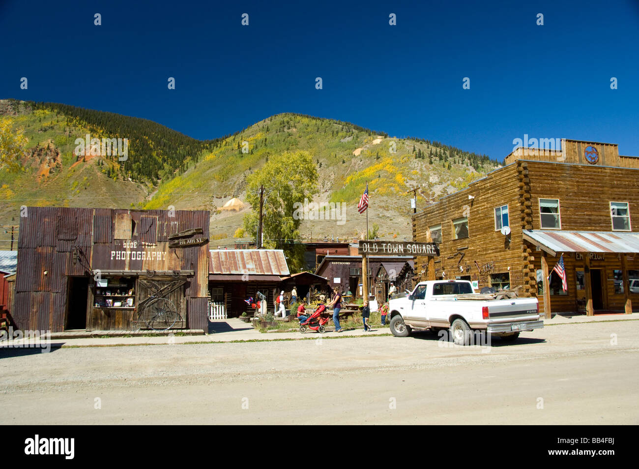 Historic downtown silverton colorado main hi-res stock photography and ...