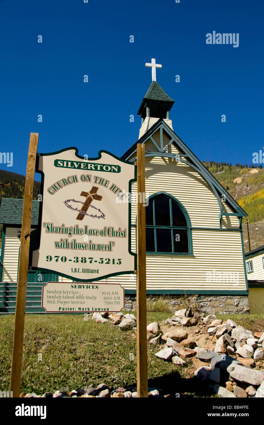 Colorado, Silverton. Historic Colorado silver mining town. Silverton ...