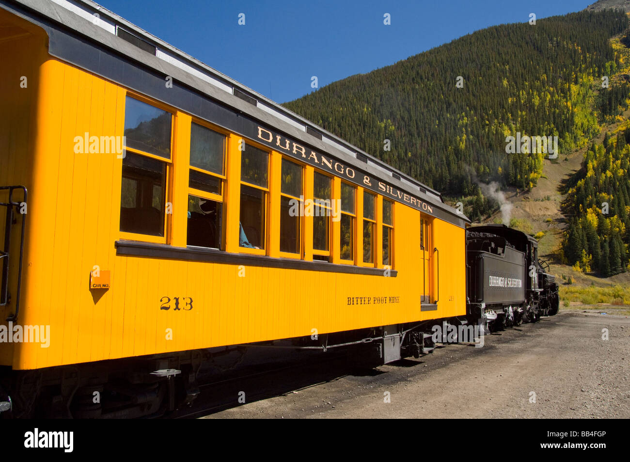 Colorado, Silverton. The Durango & Silverton Narrow Gauge Railroad ...