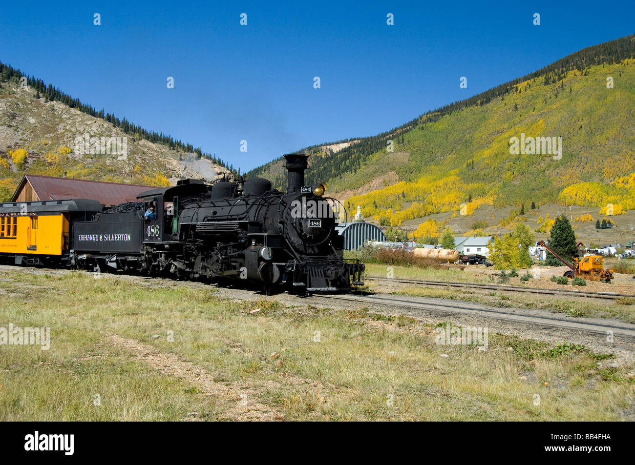 Colorado, Silverton. The Durango & Silverton Narrow Gauge Railroad ...
