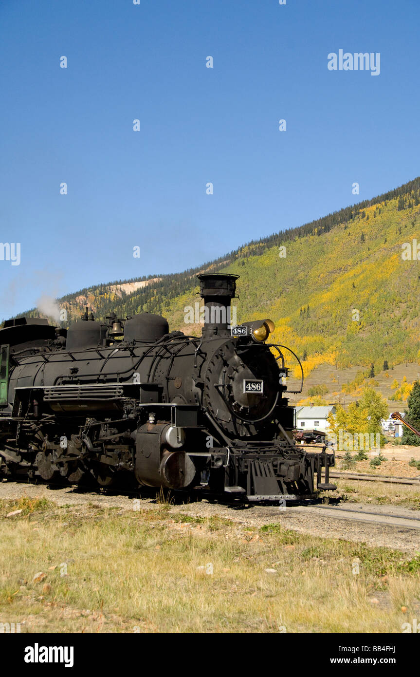 Colorado, Silverton. The Durango & Silverton Narrow Gauge Railroad ...