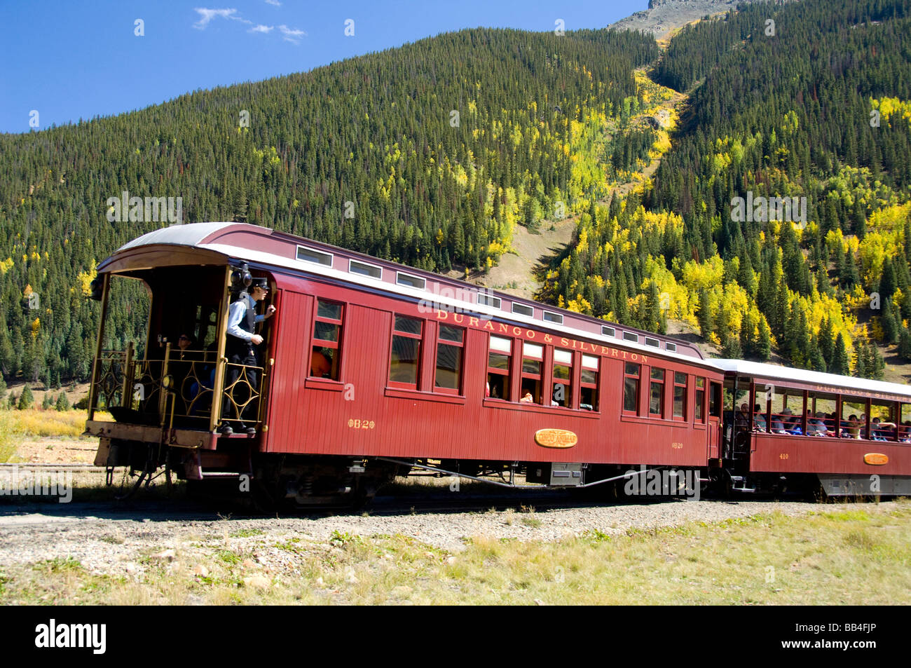Colorado, Silverton. The Durango & Silverton Narrow Gauge Railroad ...