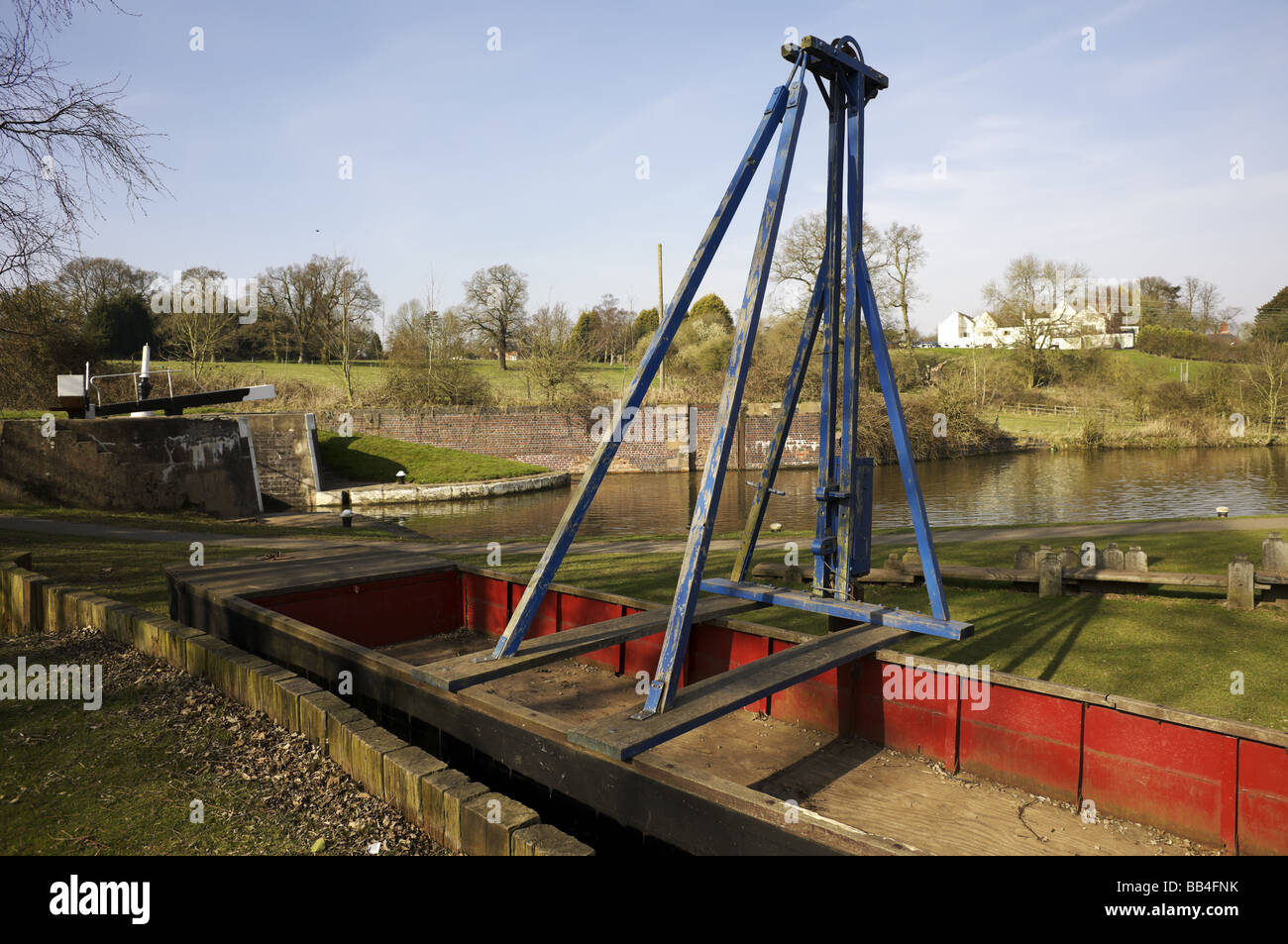 grand union canal hatton flight of locks warwickshire midlands england ...