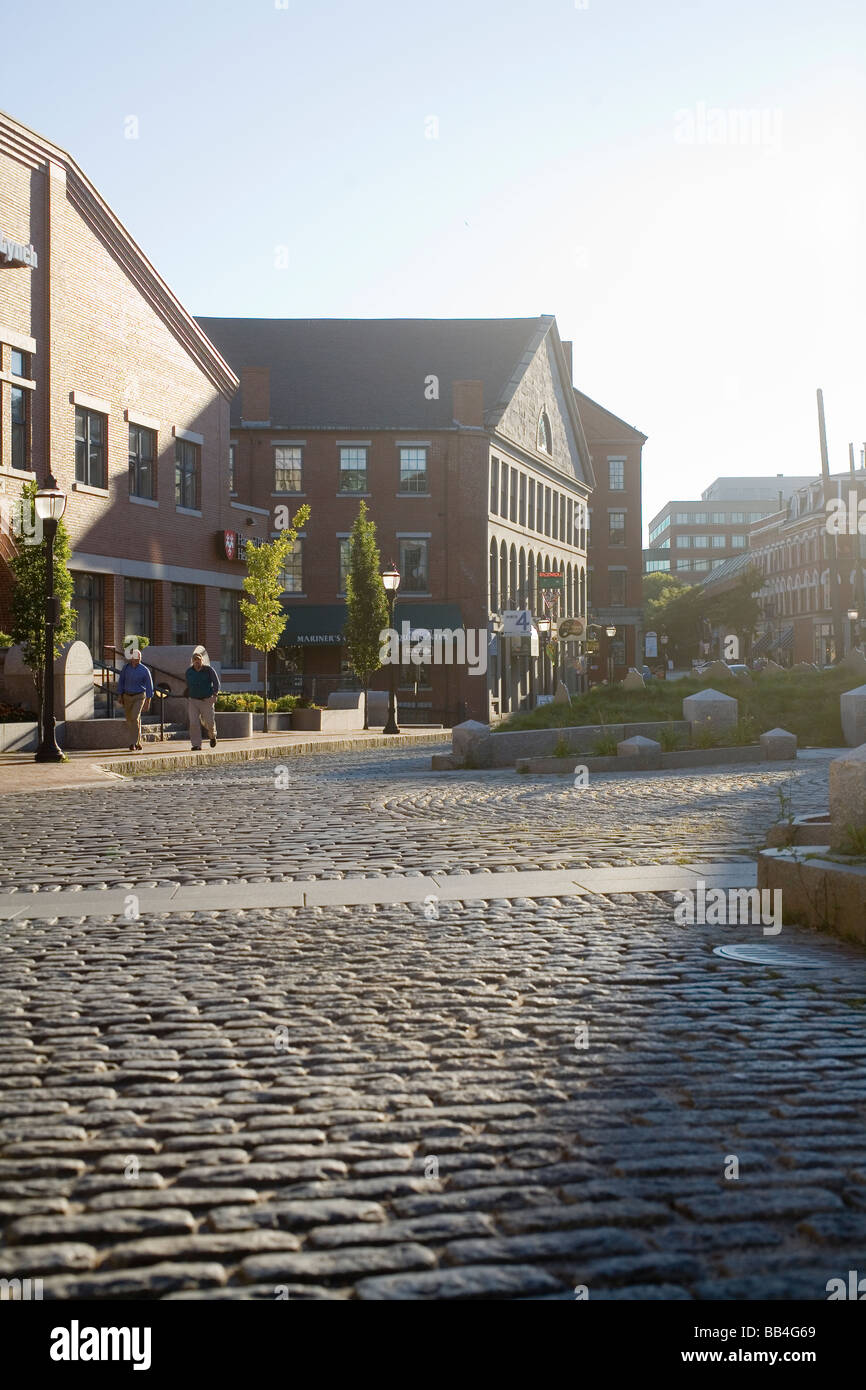 Street scene in Portland, ME Stock Photo - Alamy