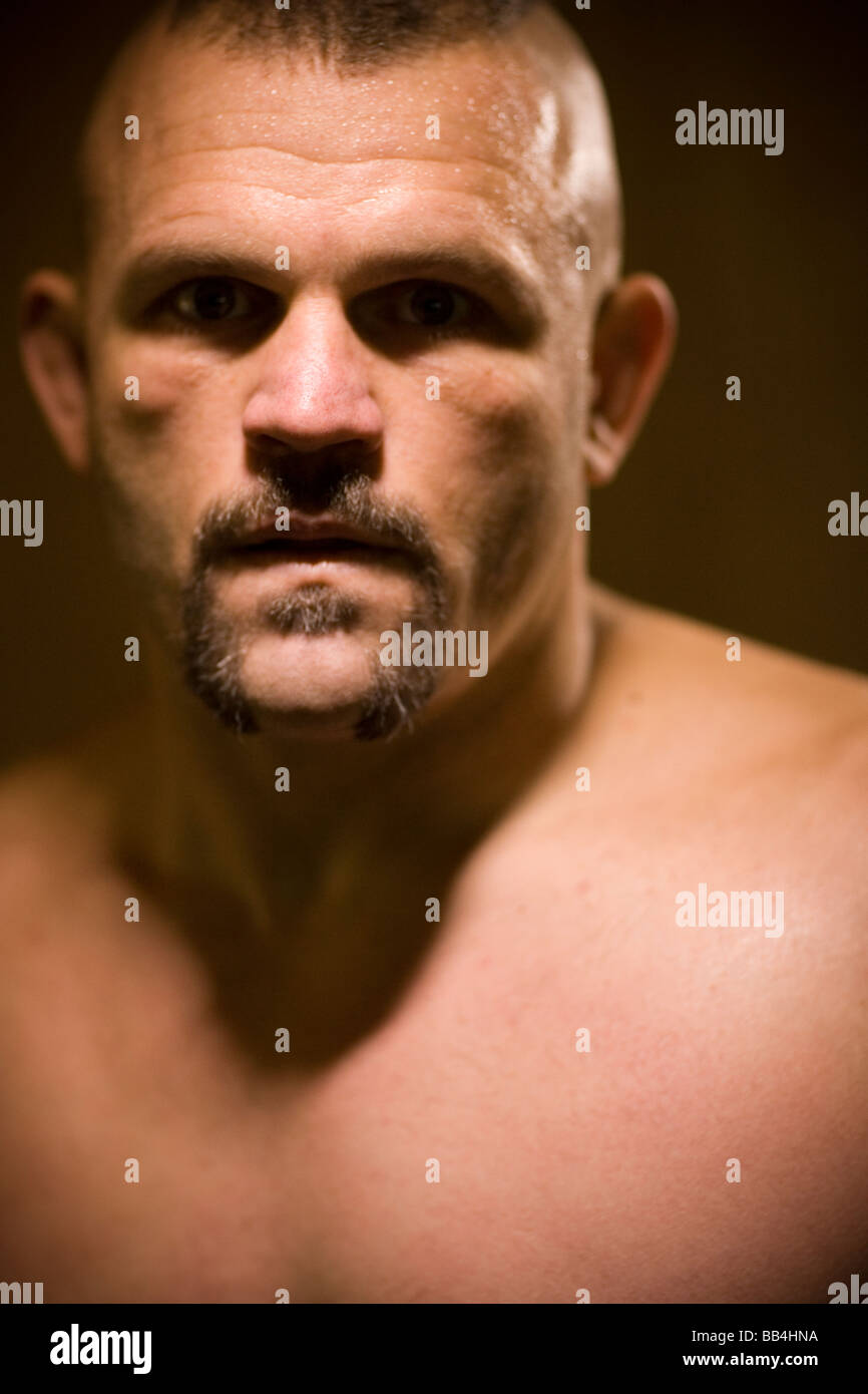 Ultimate Fighting Champion Chuck Liddell, photographed at 'The Pit', a ...