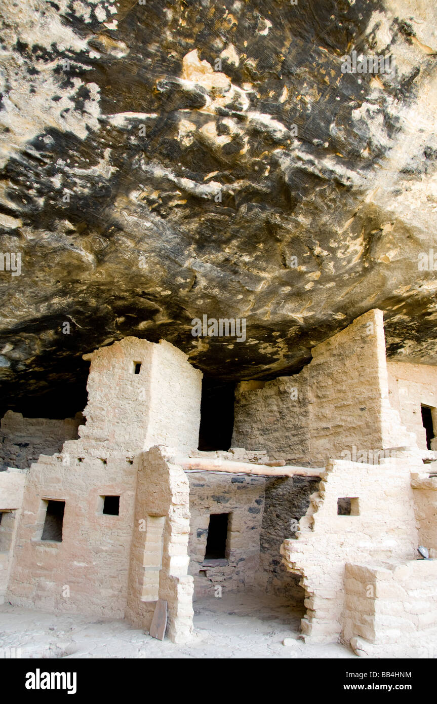 Colorado, Mesa Verde National Park. Spruce Tree House ruins Stock Photo ...