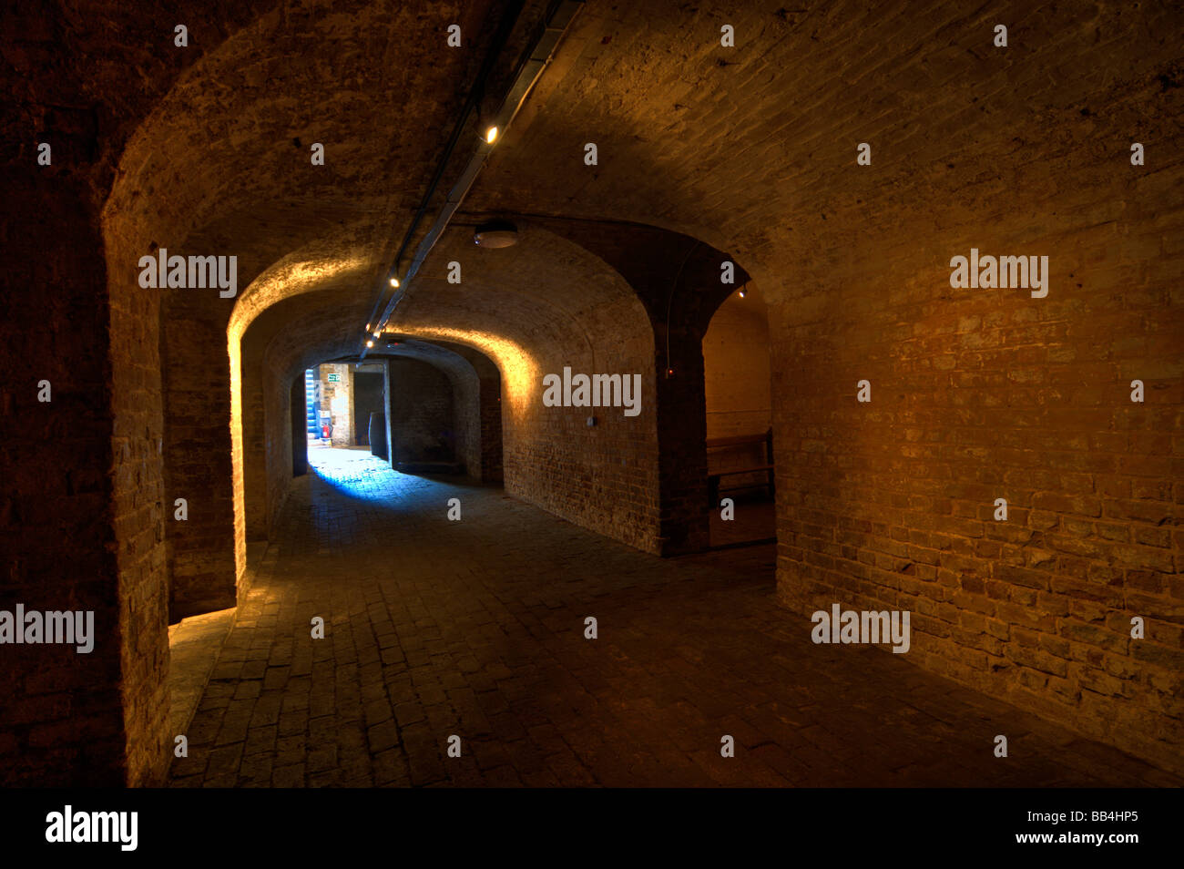 underground crypt in church london Stock Photo - Alamy