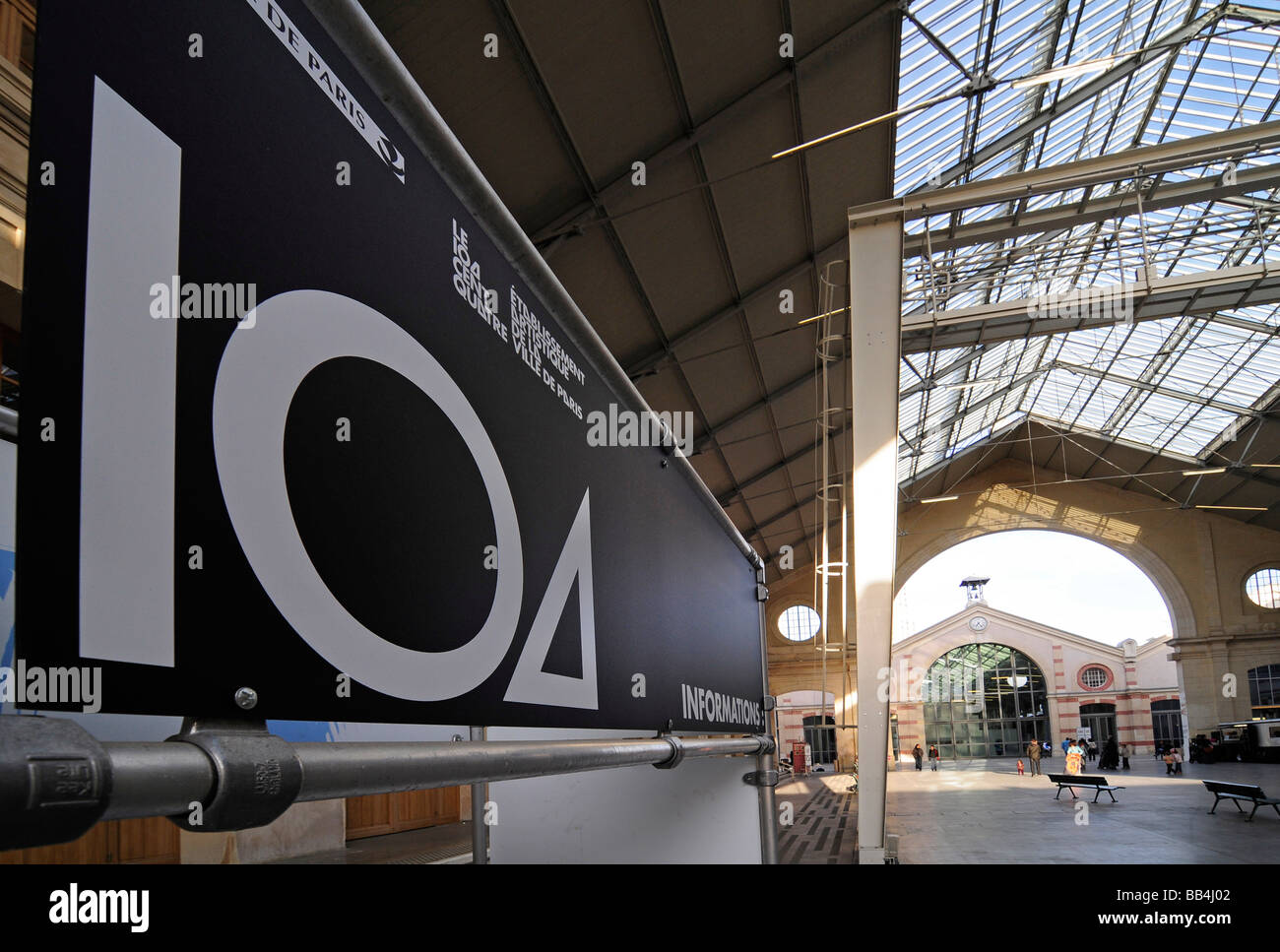 The "CentQuatre" ("104" in French) is a modern Arts centre located in a ...