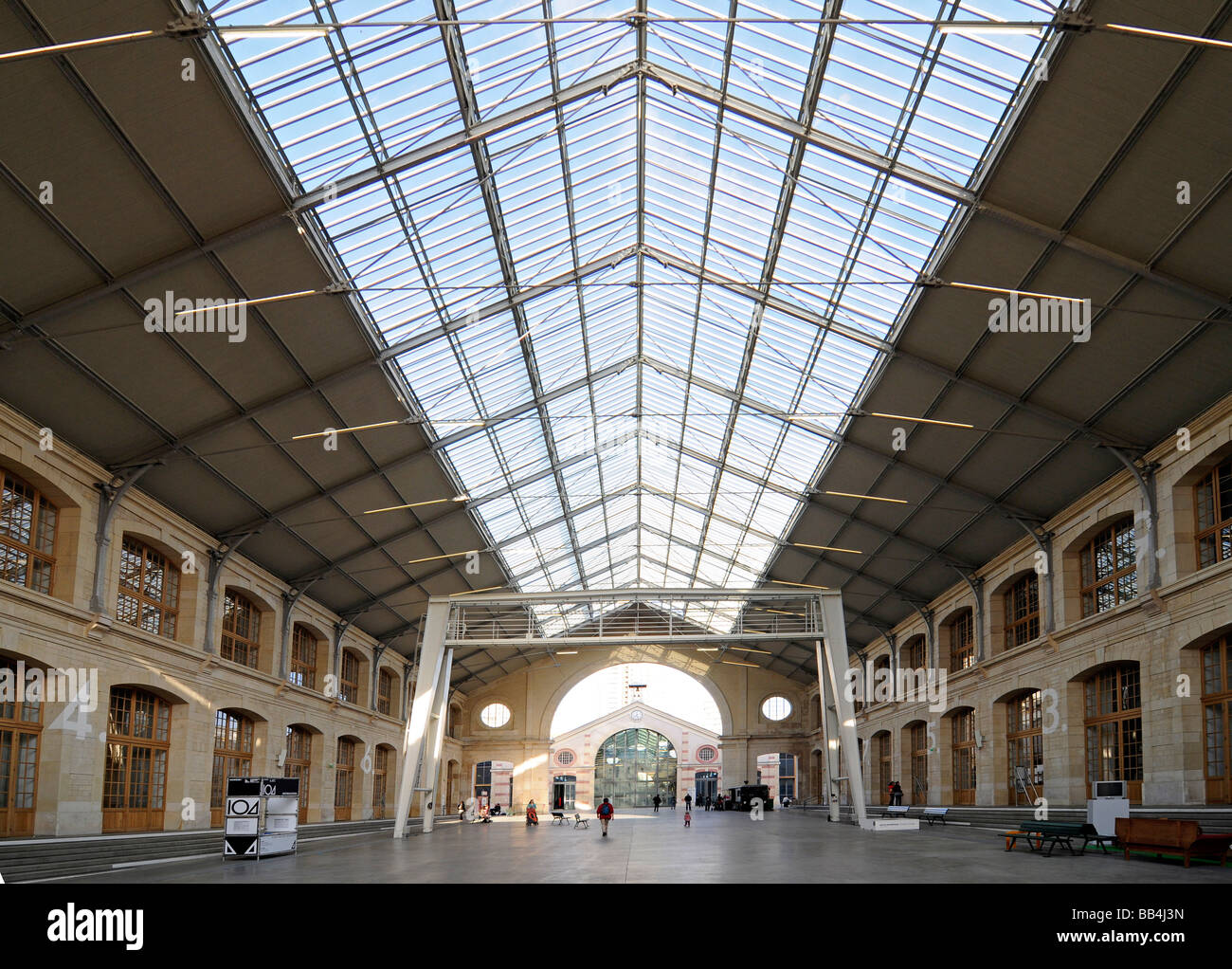The "CentQuatre" ("104" in French) is a modern Arts centre located in a ...