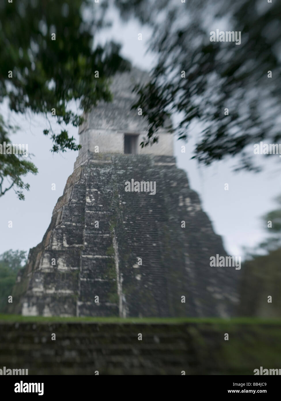 Tikal Maya Ruins, Pyramid #1 Stock Photo - Alamy