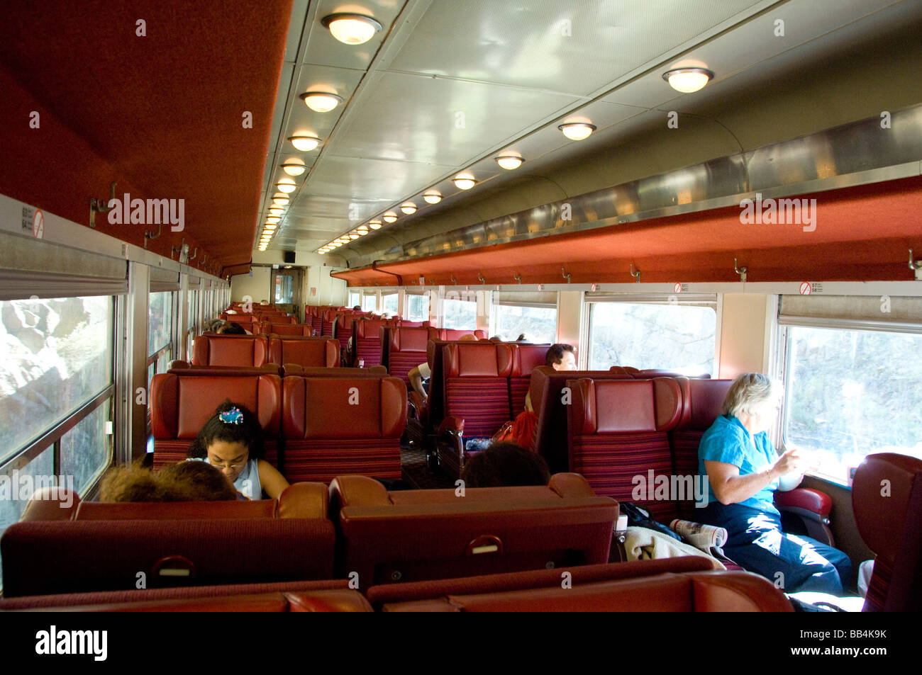 Colorado, Canon City, Royal Gorge Railroad. Typical passenger car ...