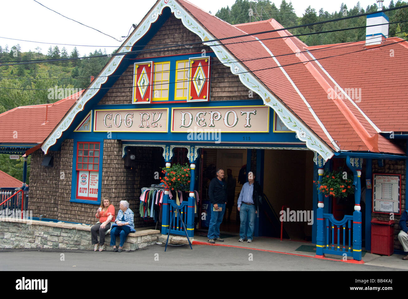 Colorado, Colorado Springs, Manitou Springs. Pikes Peak Cog Railway ... Colorado, Colorado Springs, Manitou Springs. Pikes Peak Cog Railway ...