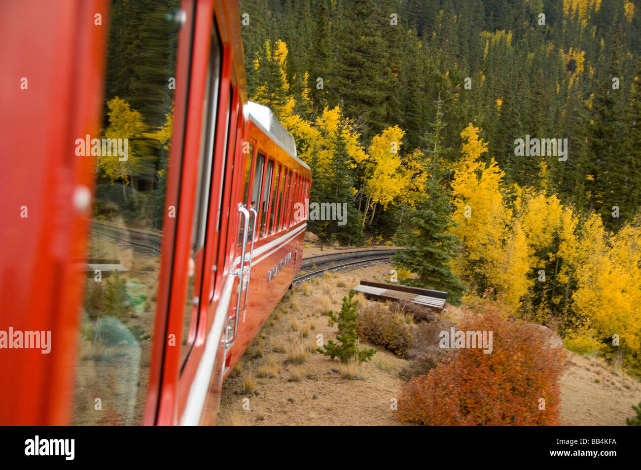 Colorado, Colorado Springs, Manitou Springs. Pikes Peak Cog Railway ...