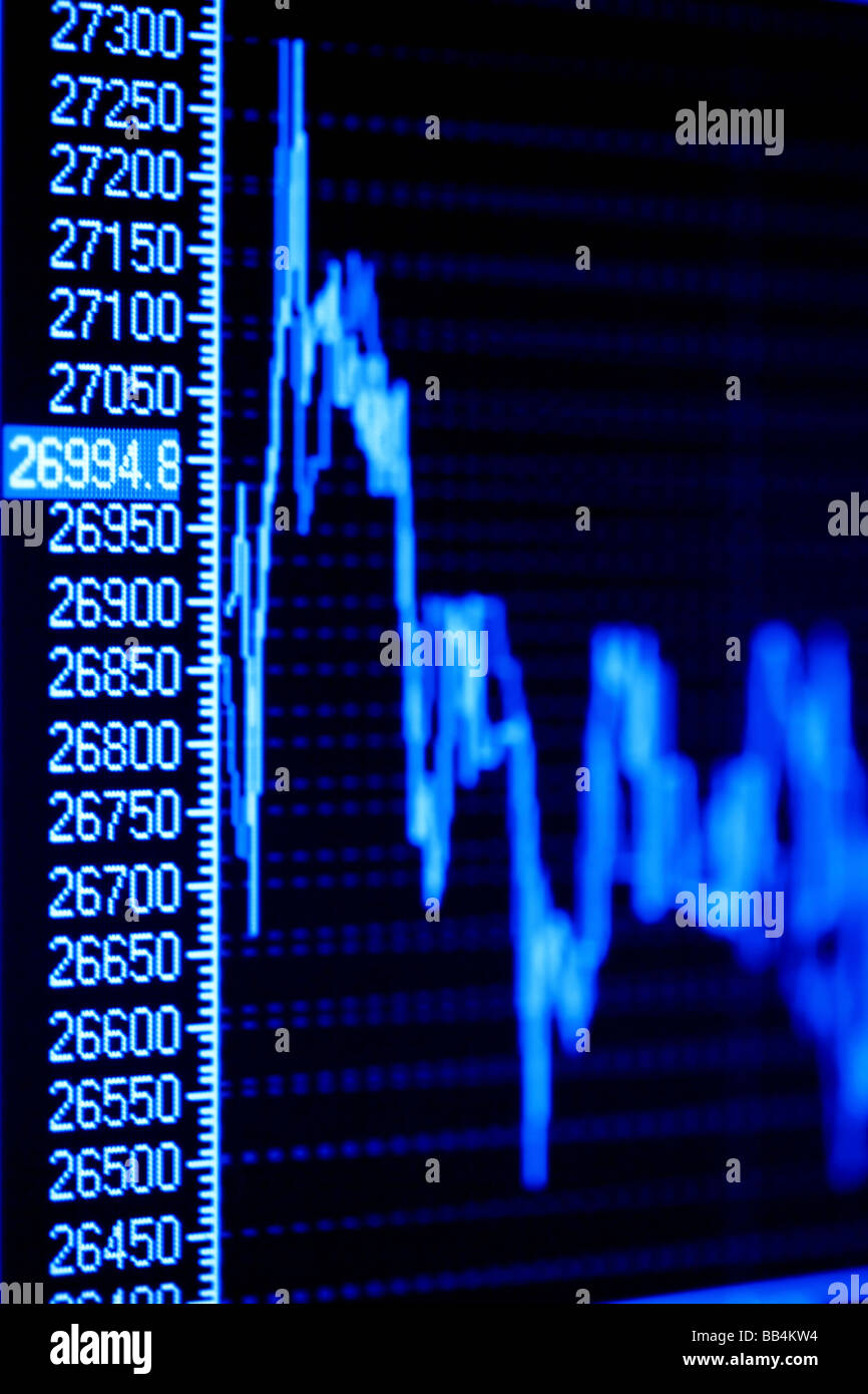 Stock market graph chart hi-res stock photography and images - Alamy