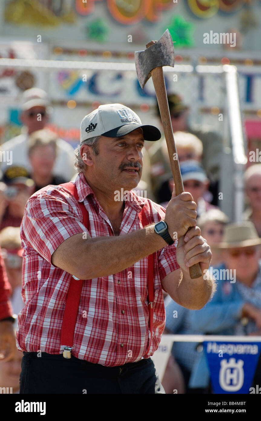 lumberjack competition at Florida Strawberry Festival Plant City ...