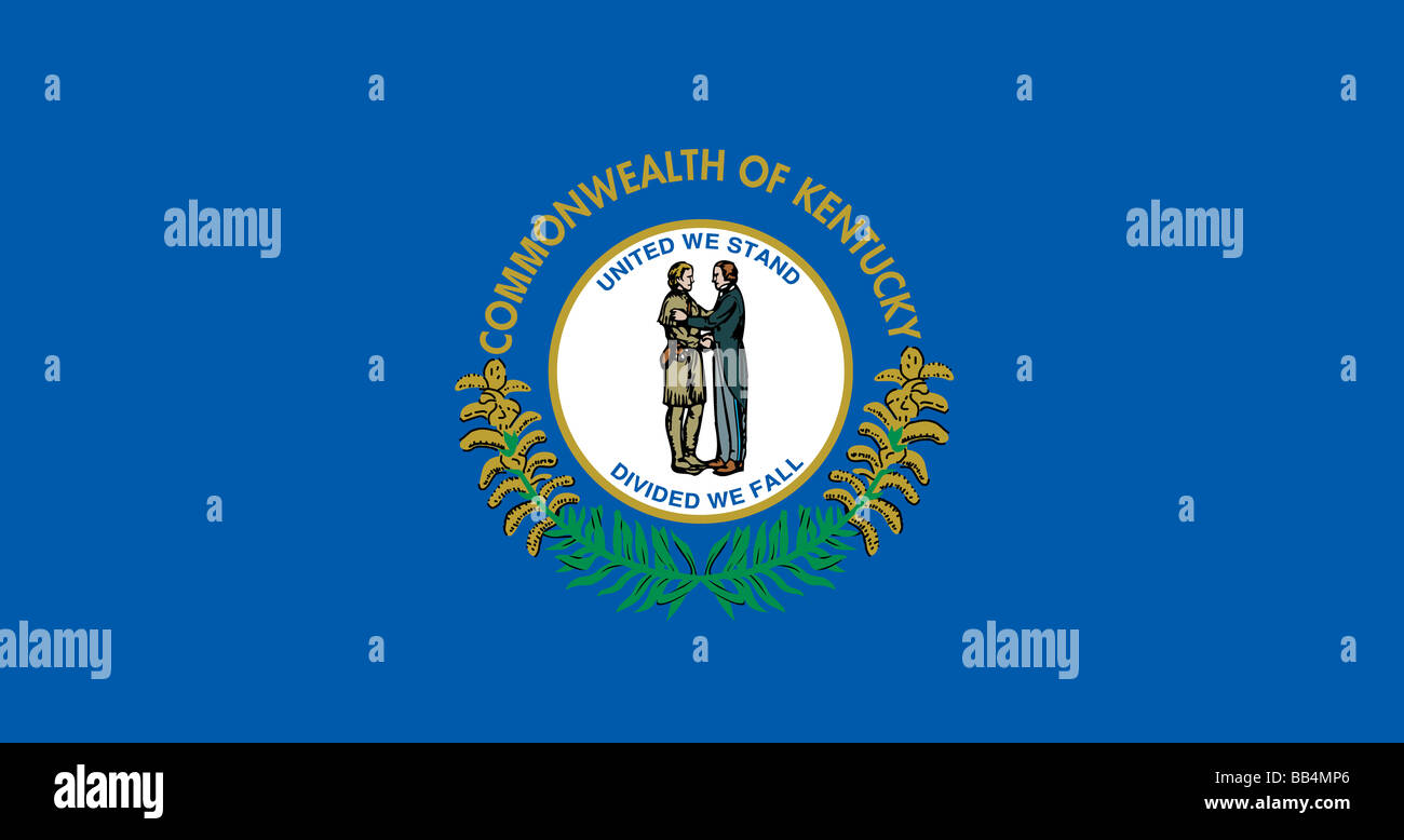 Kentucky state flag Stock Photo - Alamy