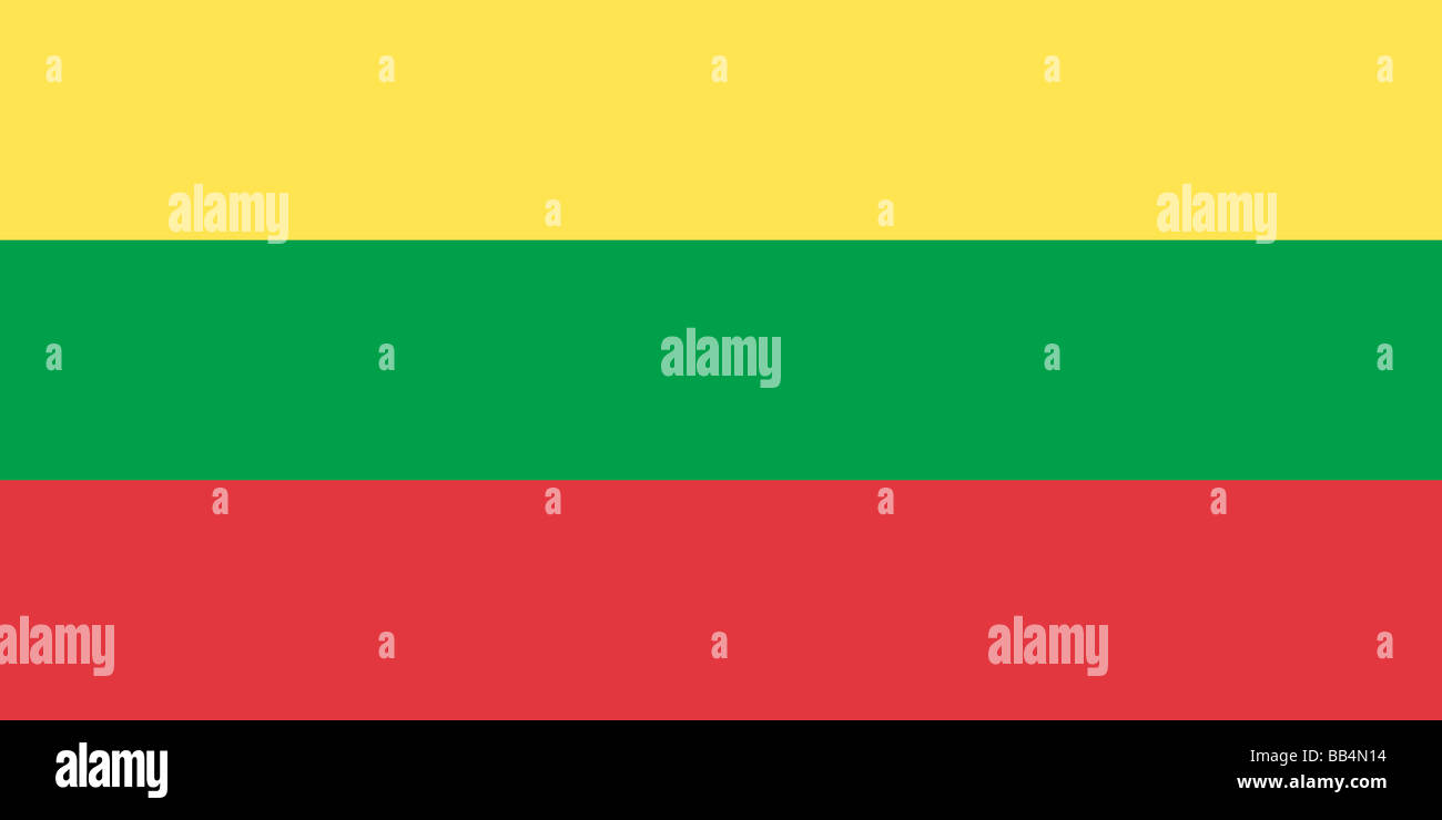 flag of Lithuania Stock Photo - Alamy