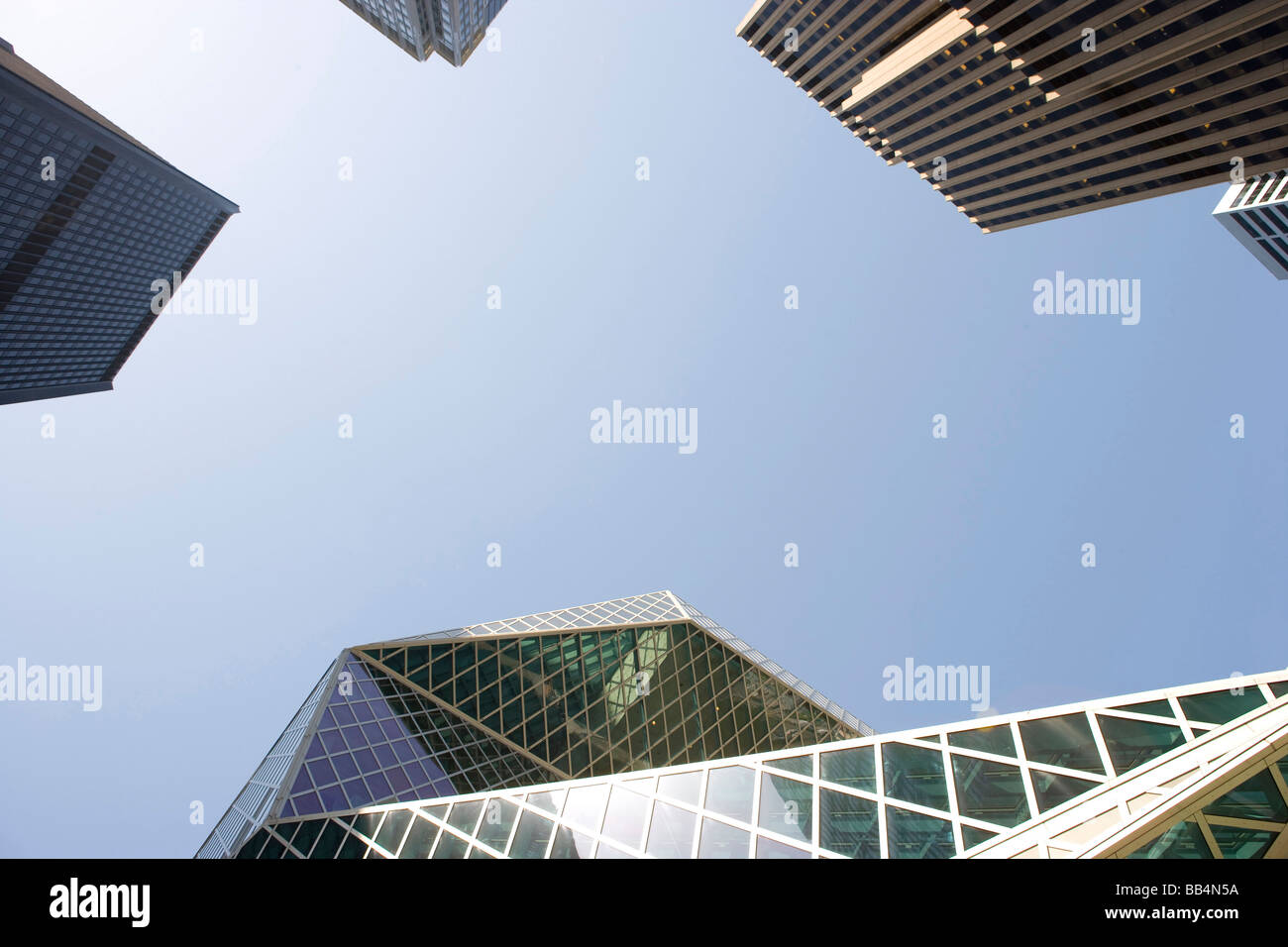 USA, Washington, Seattle, Seattle Central Library designed by architect ...