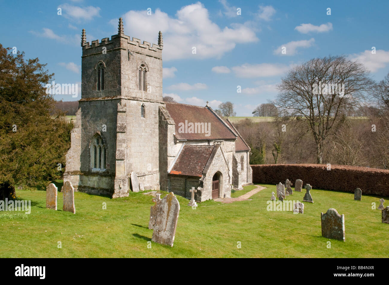 Tollard Royal Church St Peter ad Vincula or St Peter in Chains Stock ...