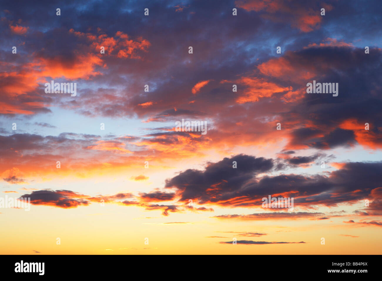 CLOUDS AT SUNSET Stock Photo - Alamy