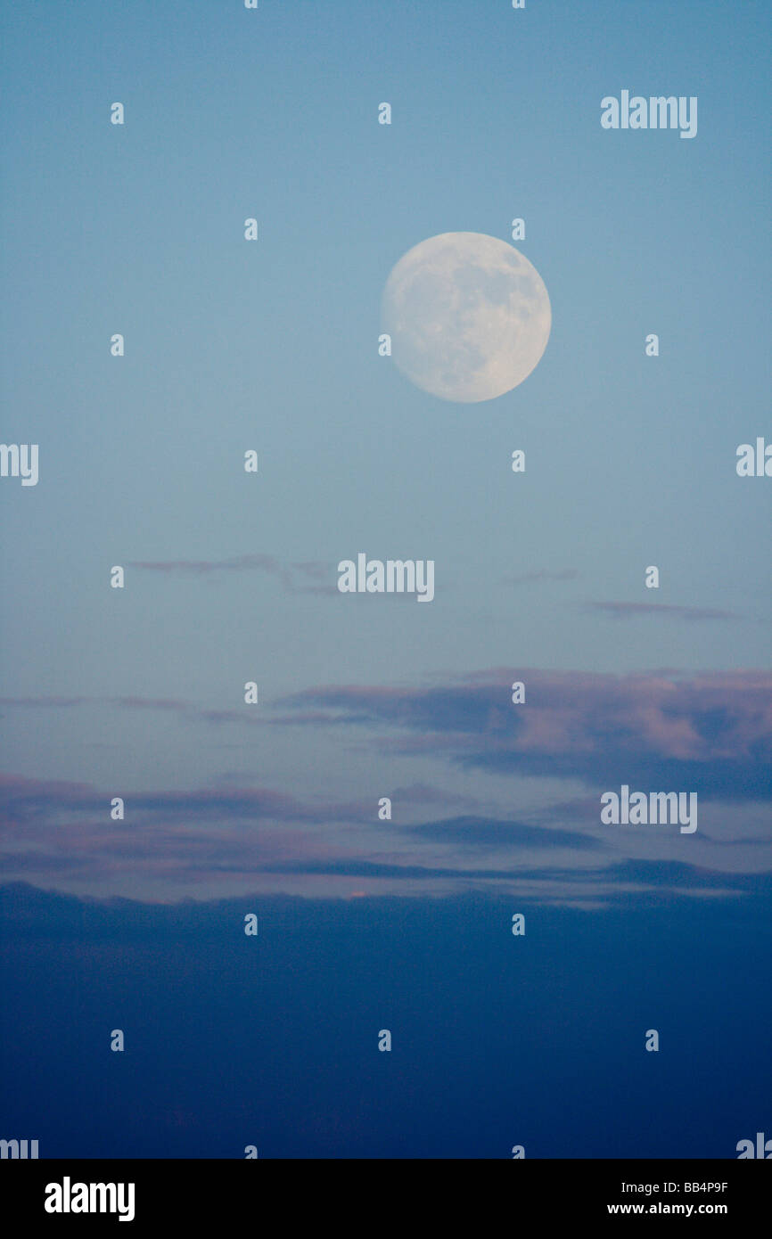 Full moon, Budapest, Capital of Hungary, Europe Stock Photo - Alamy