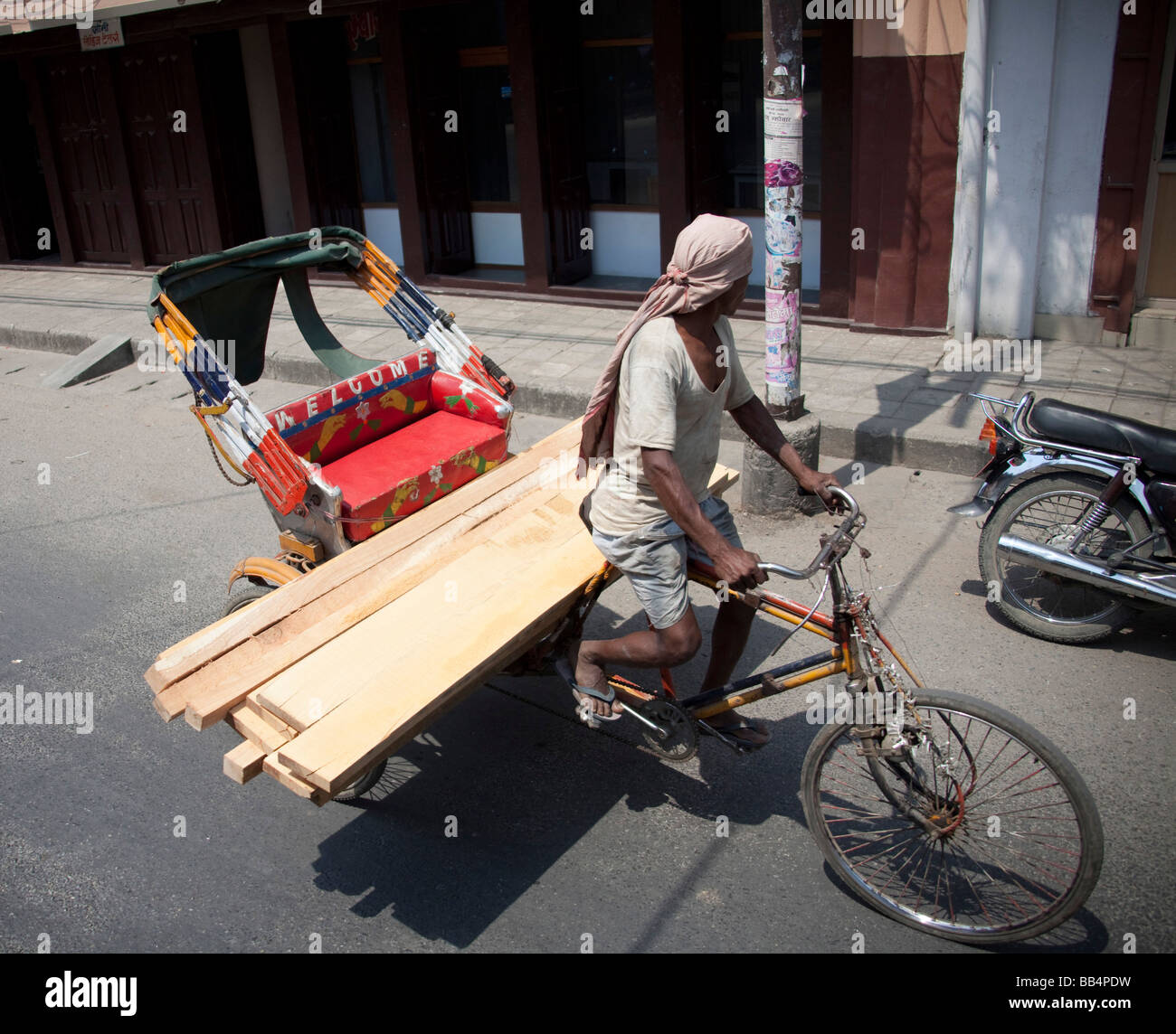 Carrying bulky load hi-res stock photography and images - Alamy