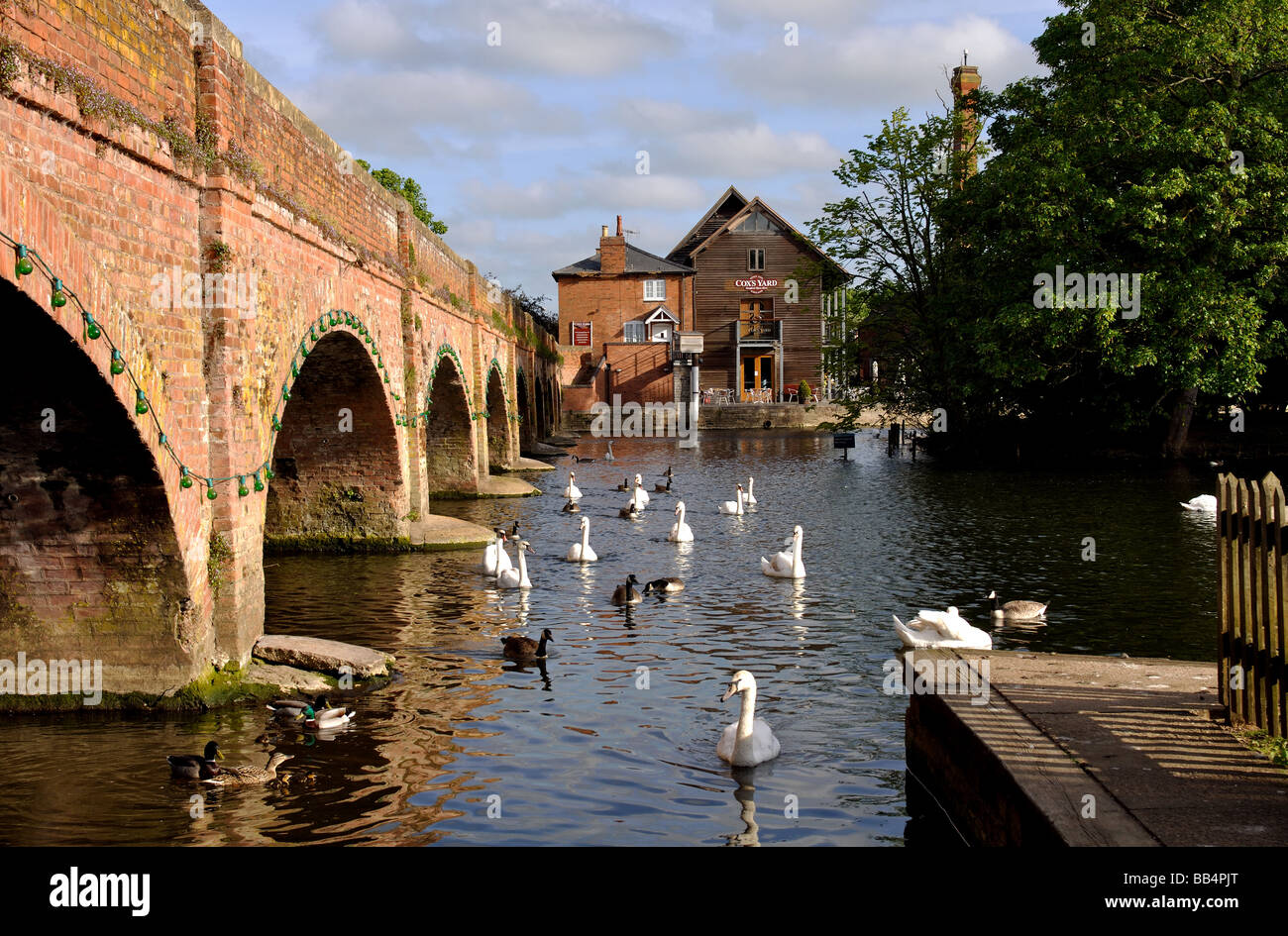 Tramway Bridge and Cox`s Yard, Stratford-upon-Avon, Warwickshire ...